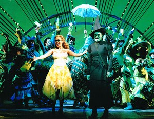 Wicked OBC Original Cast SIGNED Idina Menzel Kristin Chenoweth 11x14 ...
