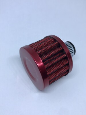 12mm 1/2" Red Air Intake Breather Filter Valve Cover B16a B18c Catch ...