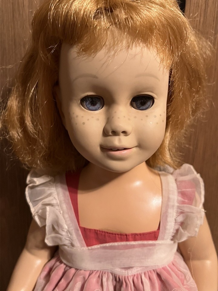 Chatty Cathy Rooted Hair Red White Dress Pull String No Talk 17 ...