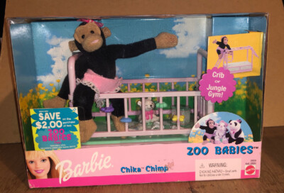 Barbie Zoo Babies Chika Chimp Plush Playset (NEW) | eBay