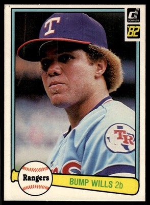 1982 Donruss Bump Wills Texas Rangers #289 | eBay