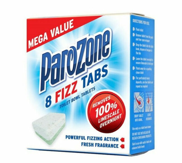Parazone Limescale 8 Toilet Fizz Tabs (2231555) for sale online | eBay