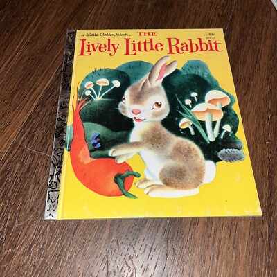 1982 Little Golden Book The Lively Little Rabbit Book. 29th Printing | eBay