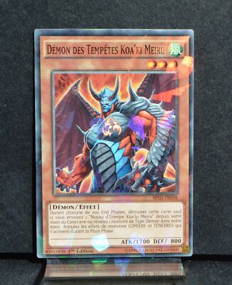 carte YU-GI-OH BP03-FR058-SH Démon Des Tempêtes Koa'ki Meiru NEUF FR | eBay