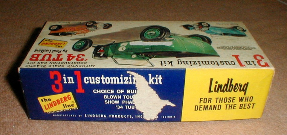 1934 Tub by Lindberg 1:25 Model Kit Parts Kit car Assembled mising ...