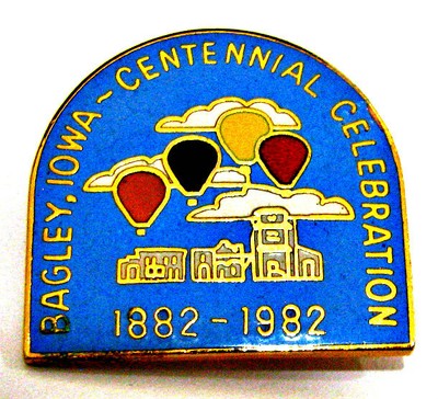 ⫸ 070 Pin – Vintage 1982 Bagley Iowa Centennial Balloon Fiesta ...