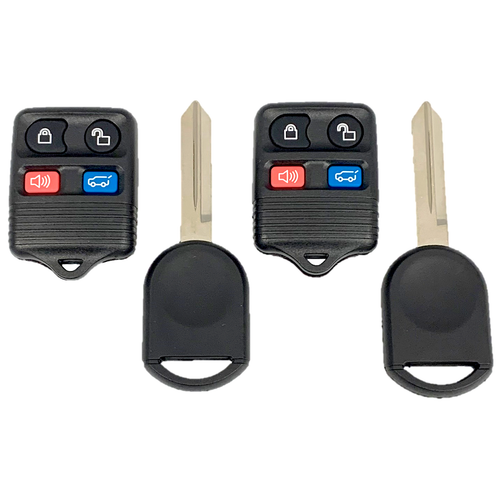 2 OEM Electronics Remotes + Chip Keys For FORD LINCOLN MERCURY 4B SUV ...