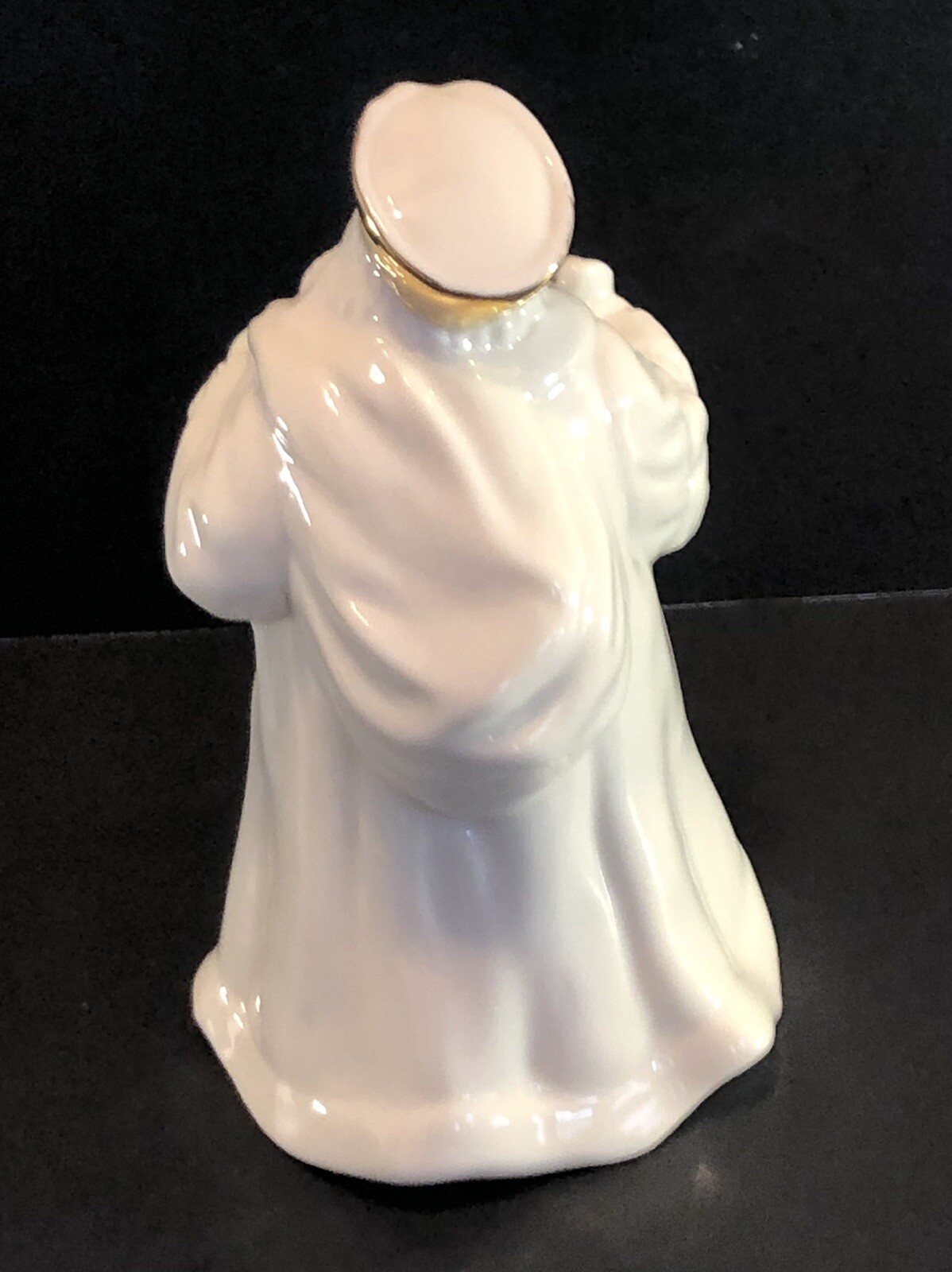 Vintage Lenox White & Gold Father Christmas Santa Clause Figurines Lot ...