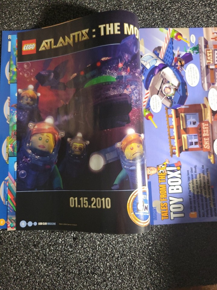LEGO CLUB MAGAZINE ATLANTIS 3-D/ STAR WARS, BIONICLE, ATLANTIS, LEGO ...