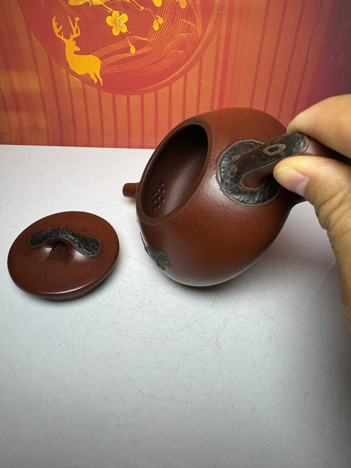 Boutique Collection Yixing Purple Sand [Jiang Liming] Stone Ladle Pot ...