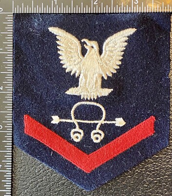US Navy Rate Sonar Technician 3rd Class Petty Officer rank Patch USN ...