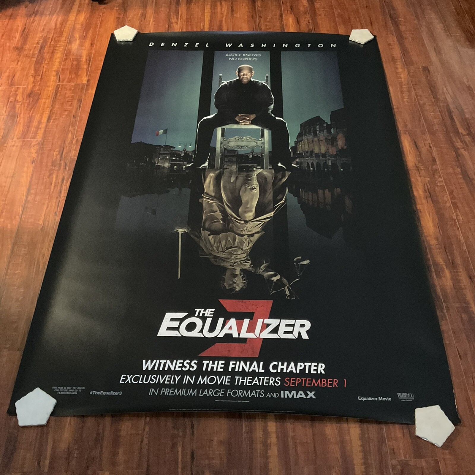 The Equalizer 3,2023 *Denzel Washington Original Bus Stop Movie Poster ...