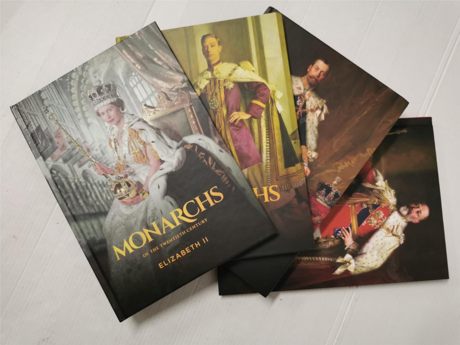 Monarchs Of The Twentieth Century 4 Books Inc. Queen Elizabeth II | eBay UK