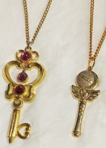 Sailor Moon Cutie Moon Rod Chibiusa SPace-Time Key Necklace | eBay