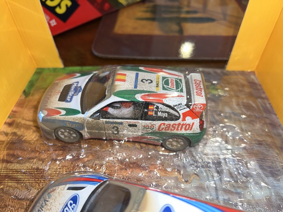 SCX 69010 RALLY FLASH TOYOTA COROLLA #3 & FORD FOCUS #7 NEW/UNUSED 1/32 ...