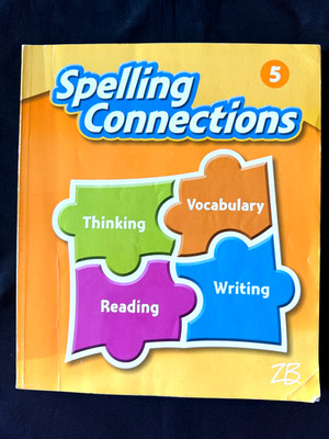 Spelling Connections Grade 5 Paperback textbook workbook homeschool ...