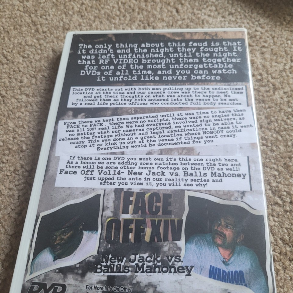 Face Off 14 New Jack Vs B Mahoney, Ecw,wwe,wwf,pro Wrestling,xpw,gcw ...