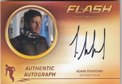 THE FLASH SEASON 2 - AS1 ADAM STAFFORD (ADAM FELLS) AUTOGRAPH CARD ...