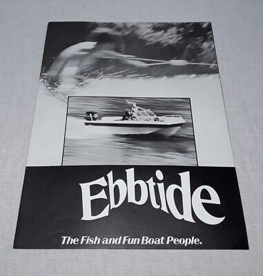 VINTAGE EBBTIDE BOAT BROCHURE | eBay