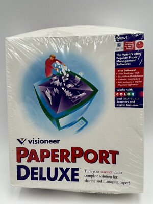 Vintage PaperPort Deluxe Scanner Solution For Macintosh Visioneer | eBay