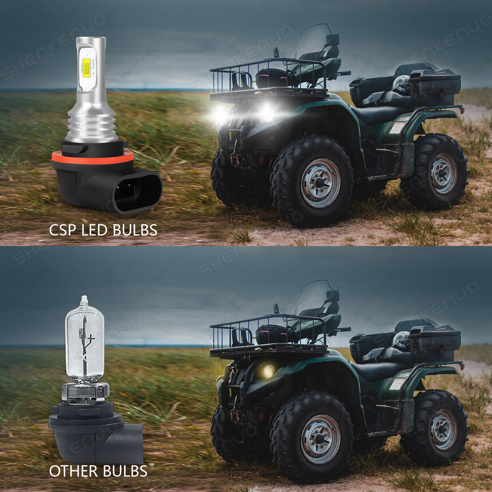 Replacement For 4030061 Headlight Bulbs ATV Polaris models 30/30w 3 ...