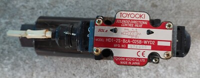 Toyooki HD1-3W-BGA-025B-WYD2 Solenoid Directional Valve w/warranty Free ...