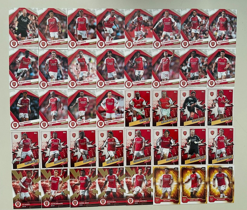 Topps ARSENAL FC Fan Set 23/24 - Komplettes Basis Set - 40 Karten | eBay