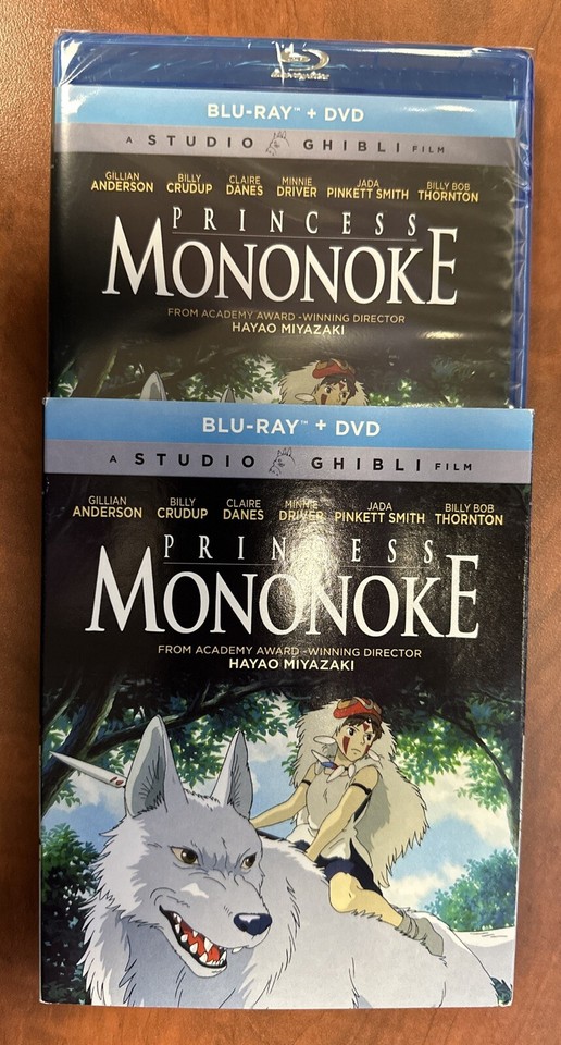 Princess Mononoke (Blu-ray/DVD, 2014, 2-Disc Set) Studio Ghibli - Hayao ...