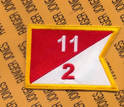2nd Sq 11th Armored Cavalry Regiment ACR Aviation Guidon Flag shoulder ...