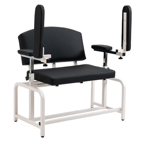 NP Lab Draw Chair Blood Drawing Chair Black NEW FACTORY SEALED BOX ...