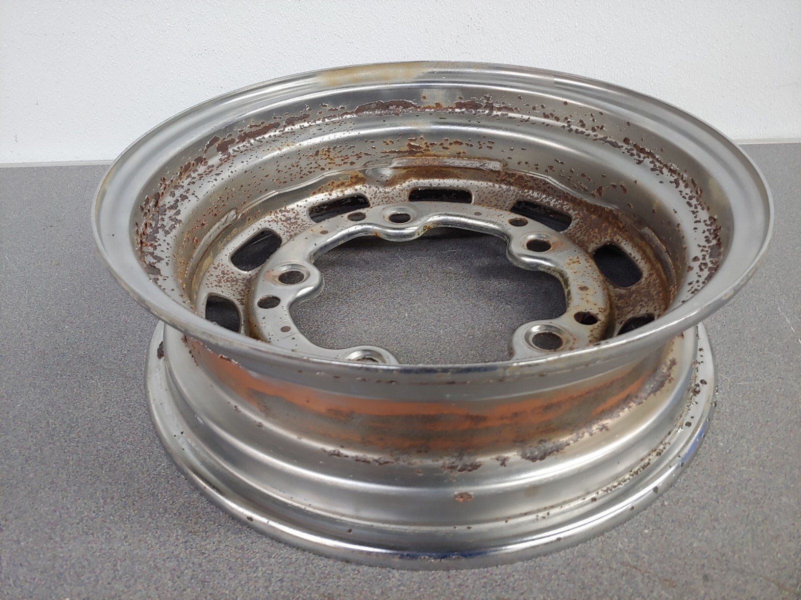 USED ORIGINAL KPZ 6042A PORSCHE 356A 356B 4.5JX15 CHROME WHEEL NLA 2/63 ...