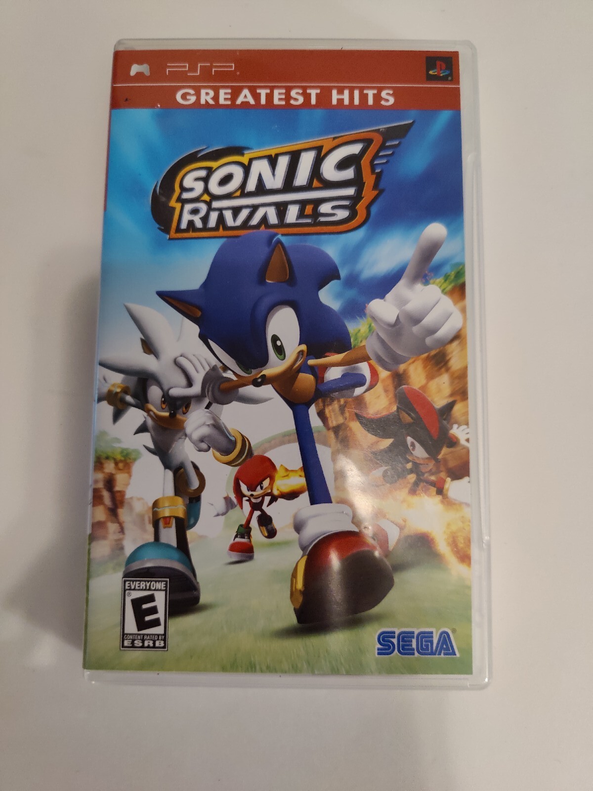 Sega Sonic Rivals Sony PSP 2007 Greatest Hits Clean Tested Complete UMD ...