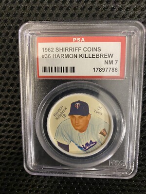 1962 Shirriff Potato Chip Coins #36 Harmon Killebrew PSA 7 NM | eBay