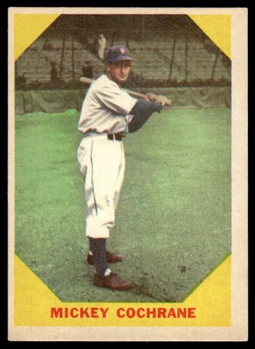 1960 Fleer Baseball Greats Mickey Cochrane Detroit Tigers/Philadelphia ...