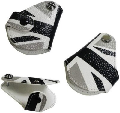 Black Union Jack UK Flag Style Key Fob Holder For 2008+ MINI Cooper | eBay