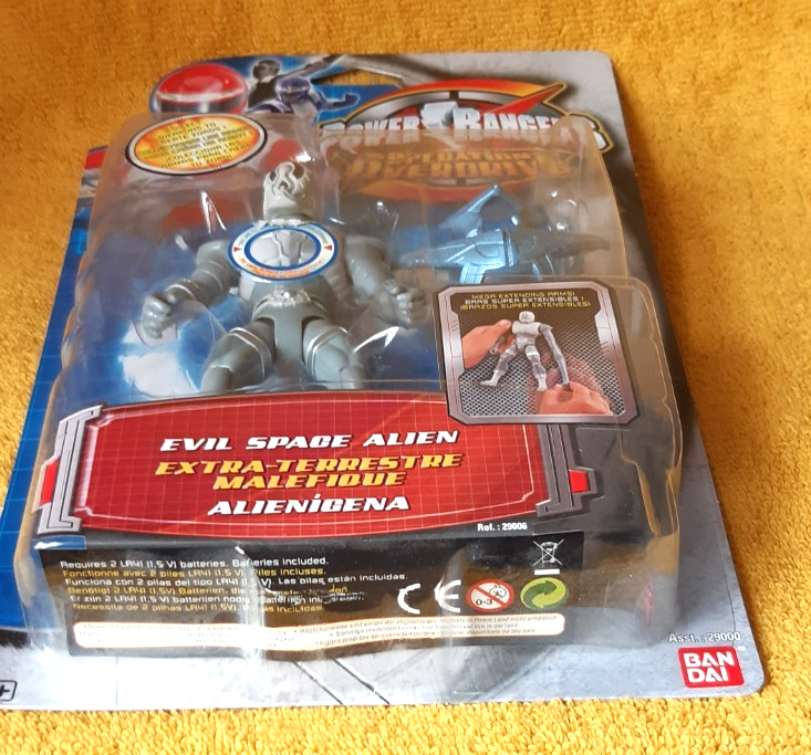 BAN DAI Power Rangers Operation Overdrive Evil Space Alien Figure. New ...