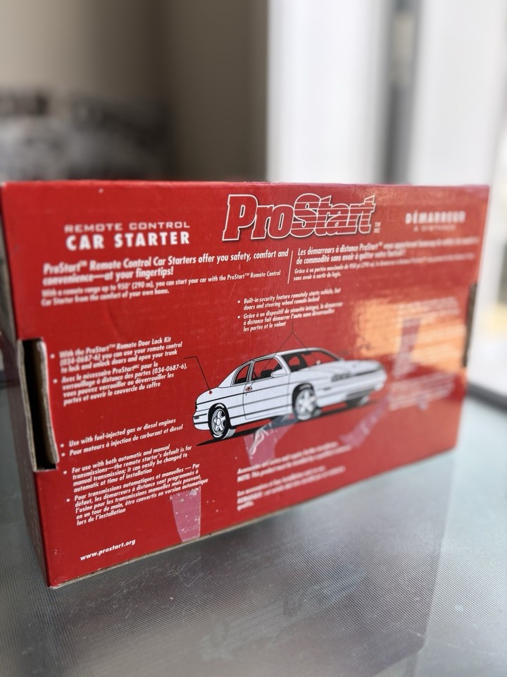 ProStart Remote Control Car Starter - Brand New In Box | eBay