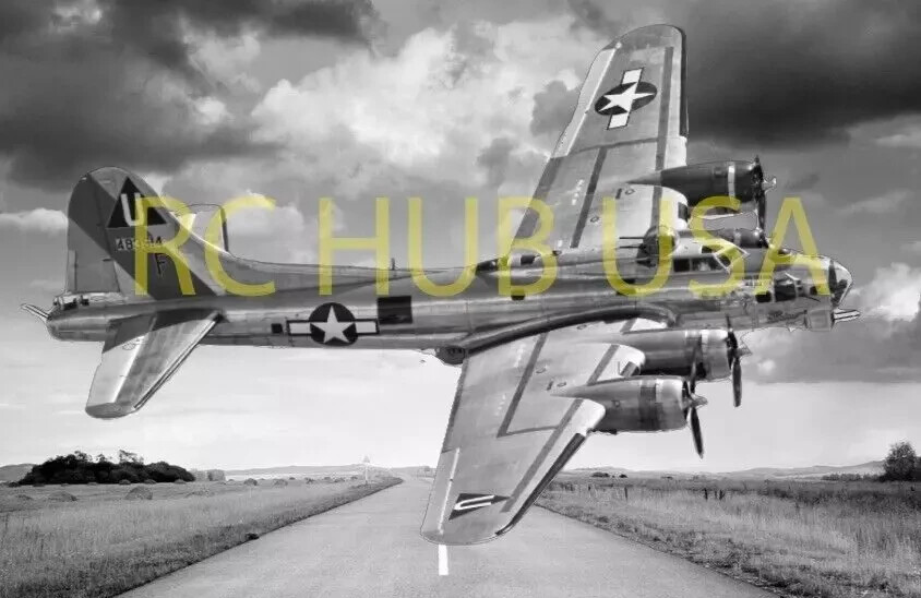 Huge Giant Scale B17 Flying Fortress 250" WS RC Model Airplane Printed Plans | eBay