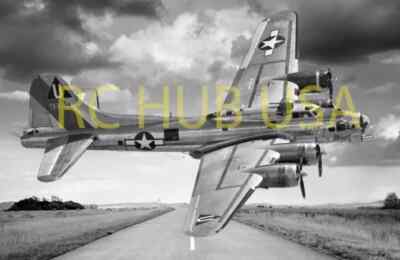 Huge Giant Scale B17 Flying Fortress 125" WS RC Model Airplane Printed ...