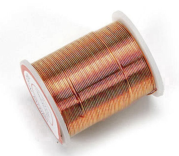 17 Yard Spool Copper 24 Gauge Round Beading Wire * | eBay