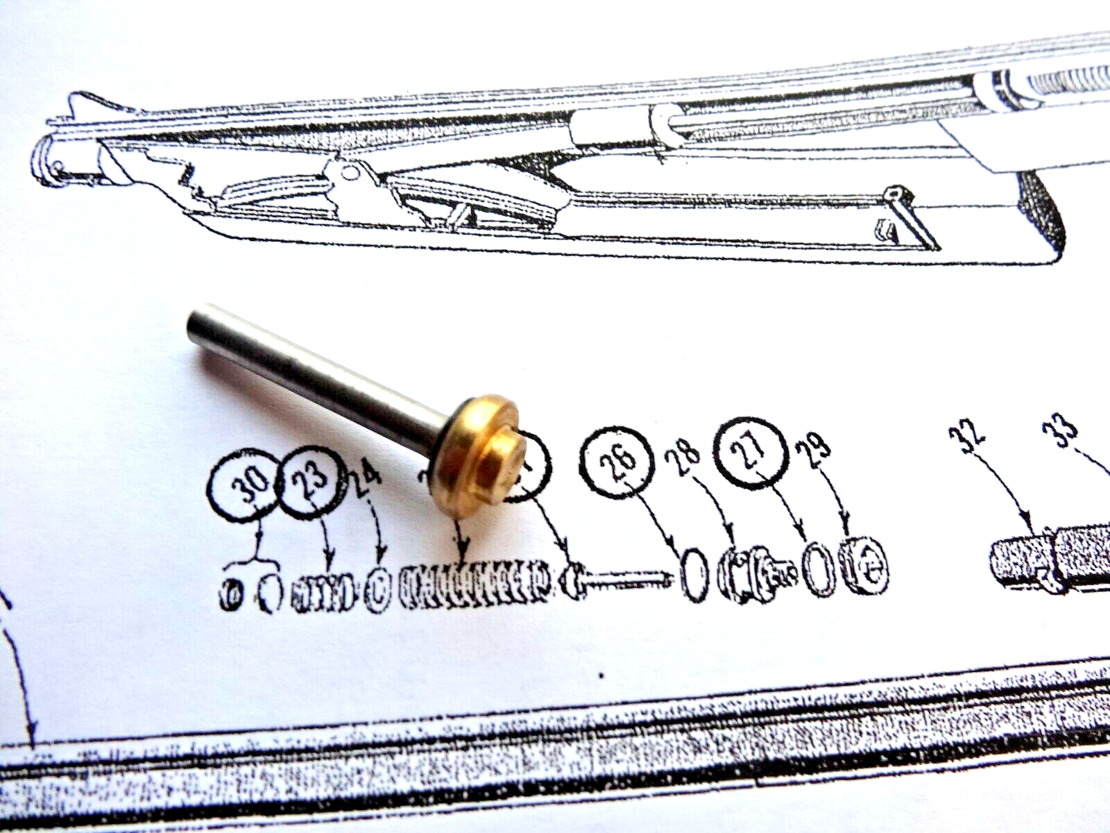Sheridan Model C/ Benjamin 392 & 397 Exhaust Valve | eBay