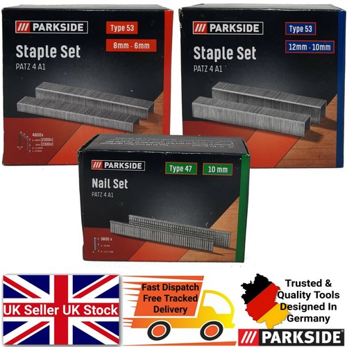 Parkside Type 53 47 Refill 8/6mm 12/10mm Staple Or 10mm Nail For ...