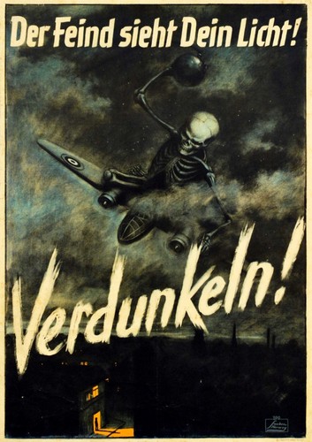 Poster Skeleton Death Plane Enemy German WWII WW2 Wehrmacht WH Army ...