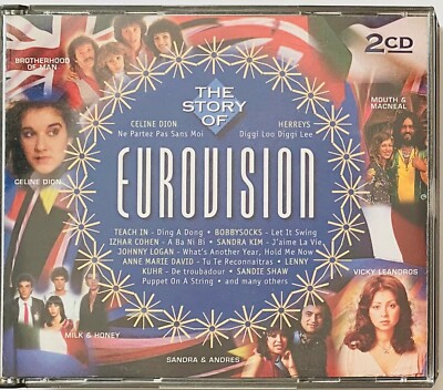 ALBUM 2 CD THE STORY OF EUROVISION / NEUF NON SCELLE / NEW NOT SEALED ...