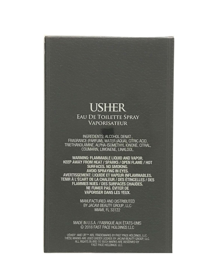 Usher by Usher For Men EDT Cologne 3.4 oz - New In Box 855560005459| eBay