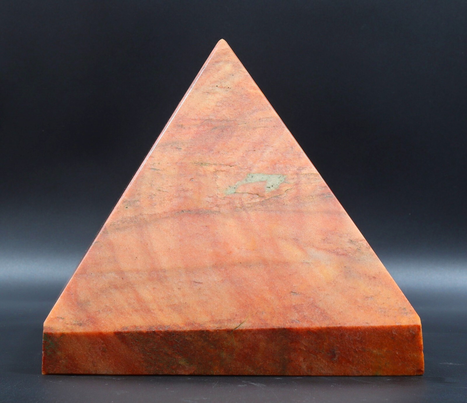 160MM Carrot Jasper Crystal Pyramid Natural Stone Healing Spiritual ...