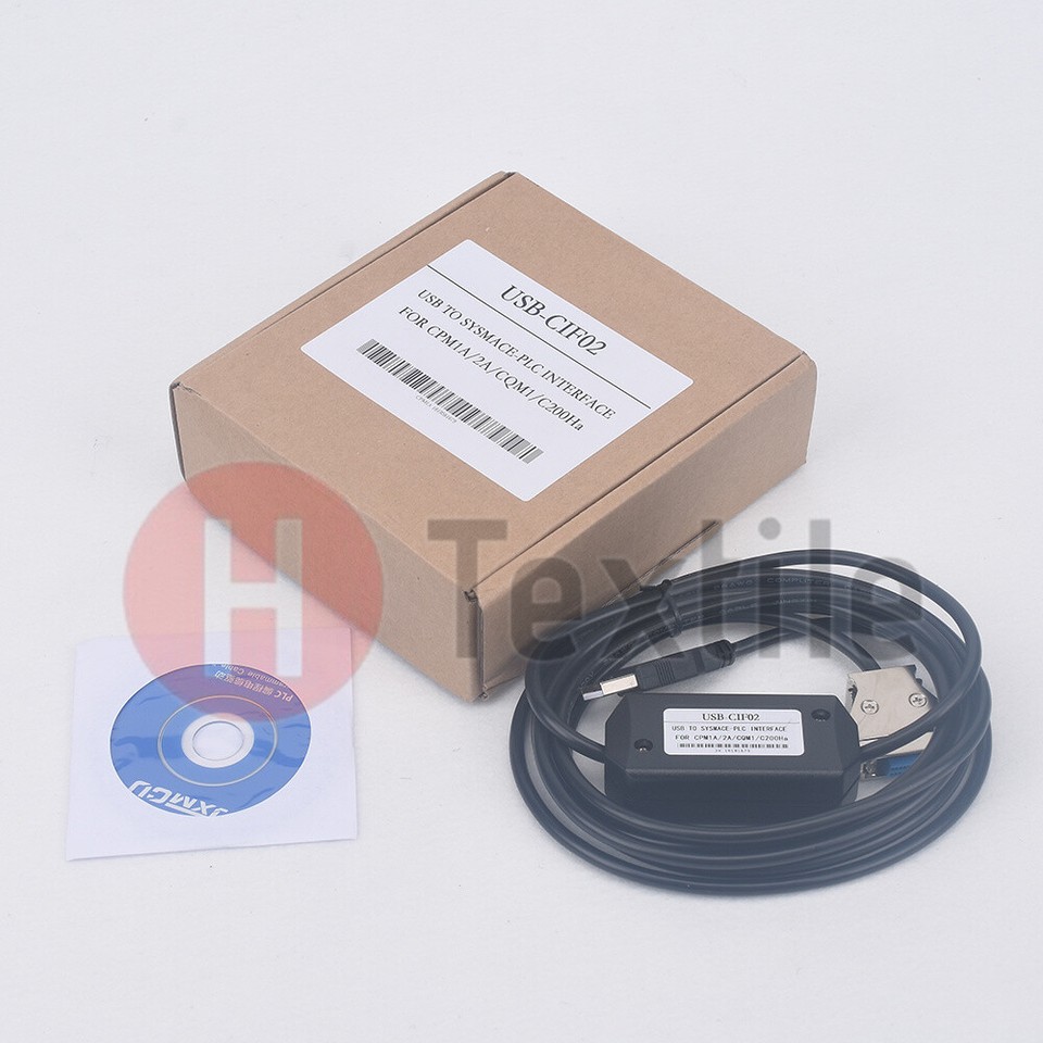 1PCS NEW OMRON CQM1-CIF02 USB-CIF02 PLC COMMUNICATION 3.3M CABLE, FREE ...