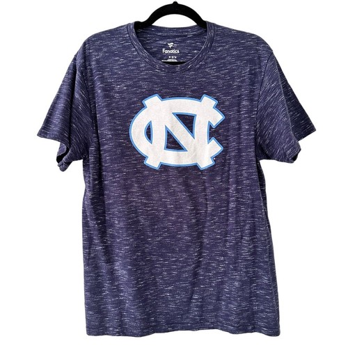 Fanatics Medium UNC University of North Carolina T-Shirt Blue White ...