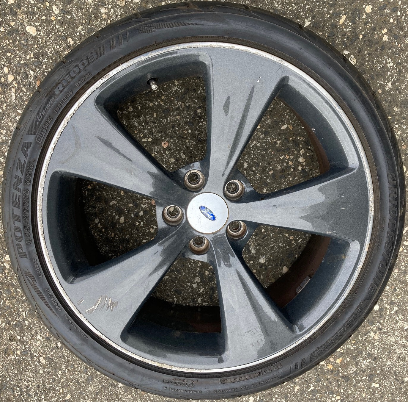 4x set Ford Falcon FPV BF FG GT F6 rims WHEELS mags 19 GENUINE - DARK ...