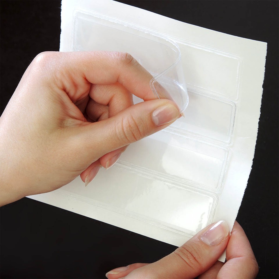 StoreSMART Reusable 1" x 4" Shelf Tag Holders 25Pk Open Long ...